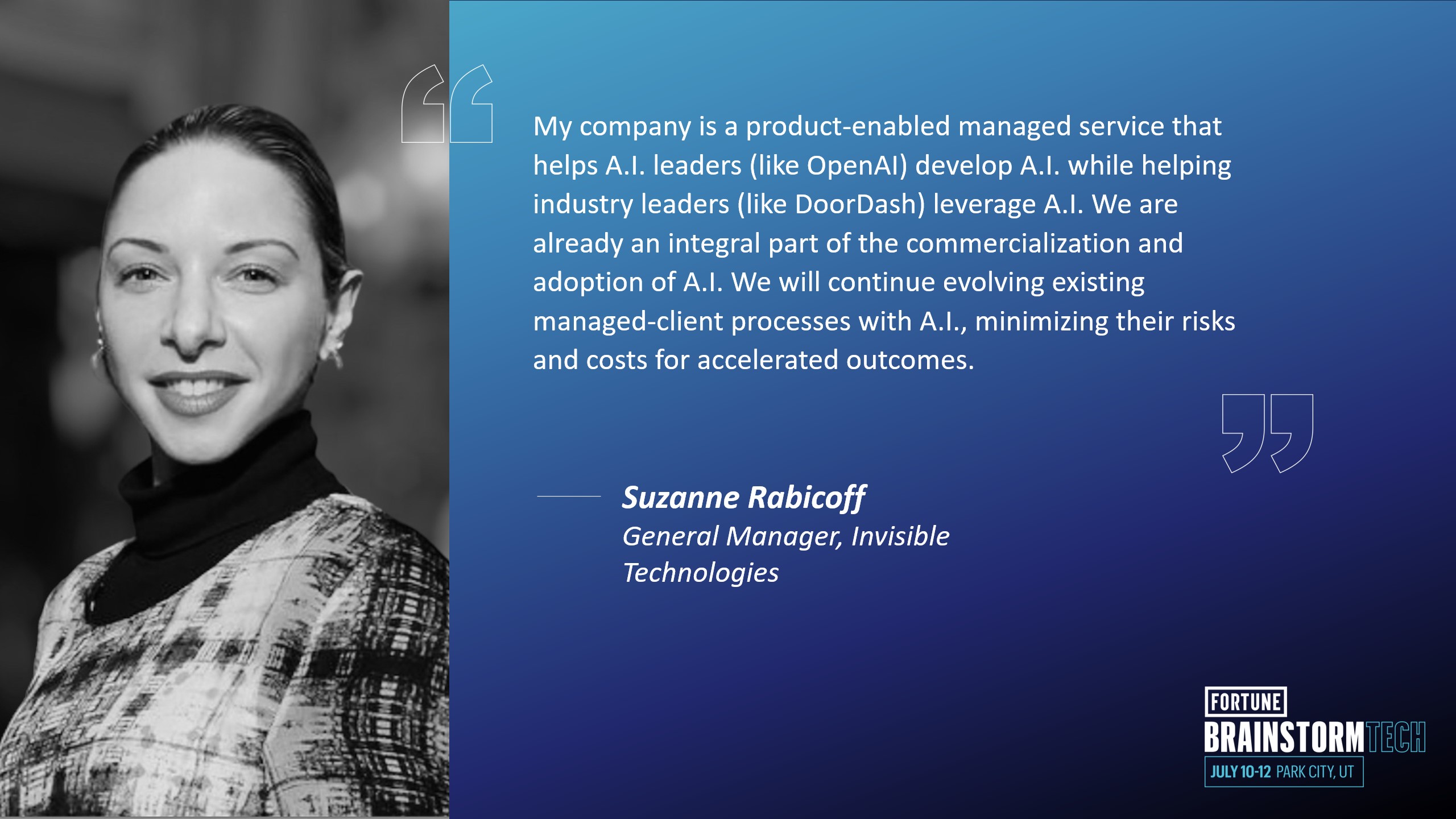 FORTUNE BRAINSTORM TECH 2024 | Fortune Conferences